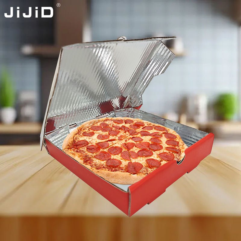 JIJID Various Sizes Custom Cheap Pizza Box With Logo Corrugated Custom ...